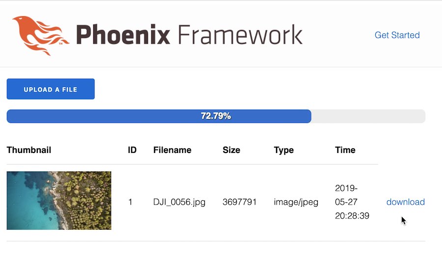Add A Progress Bar In The Phoenix File Upload App